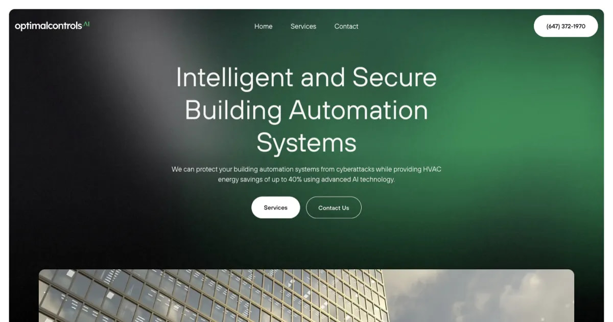Optimal Controls AI | Building Automation Systems